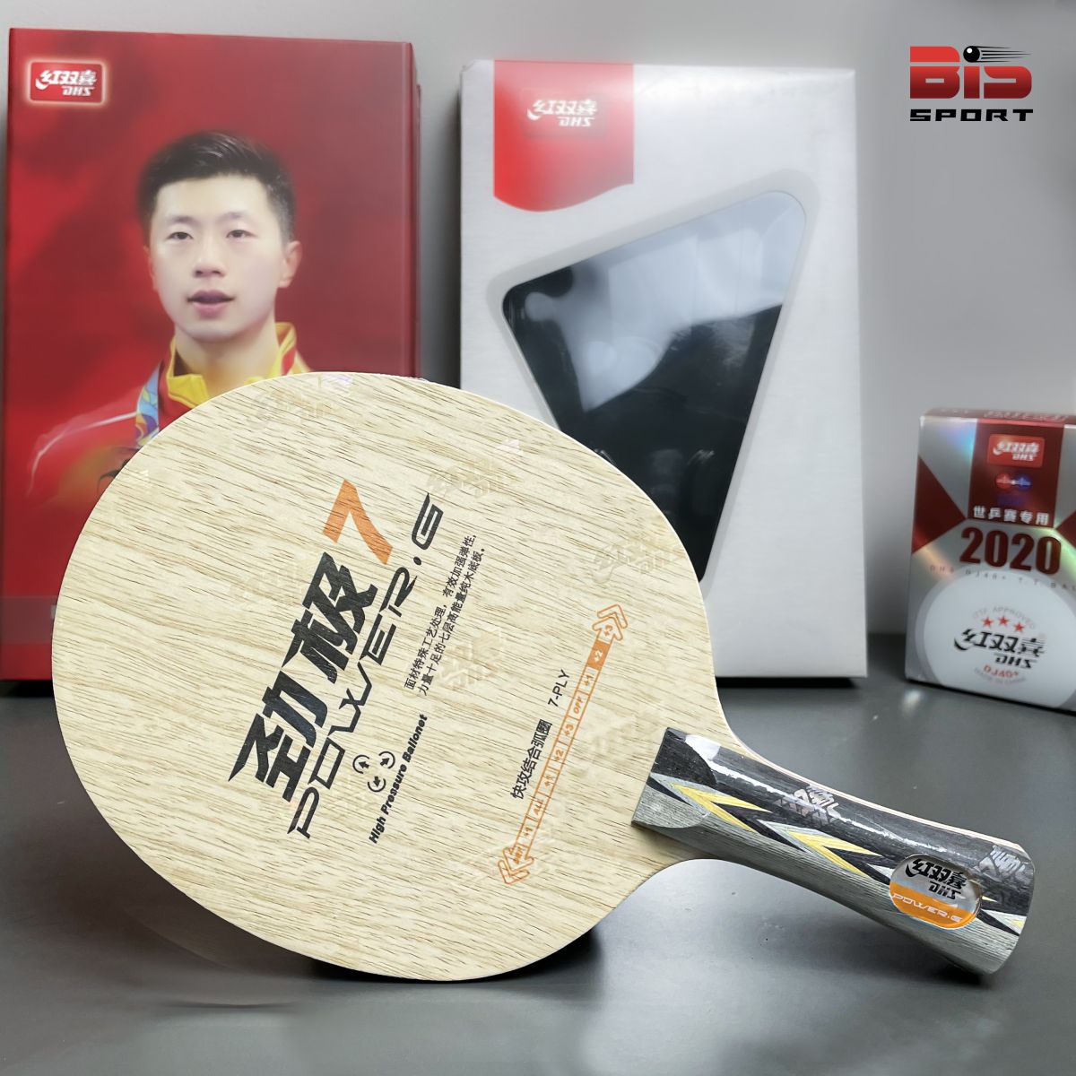 Cốt Vợt Bóng Bàn Chính Hãng DHS PG7 - Cấu Tạo 7 Lớp Gỗ ( Thuần Gỗ ) - Ma Long Tin Dùng Thời Niên ...